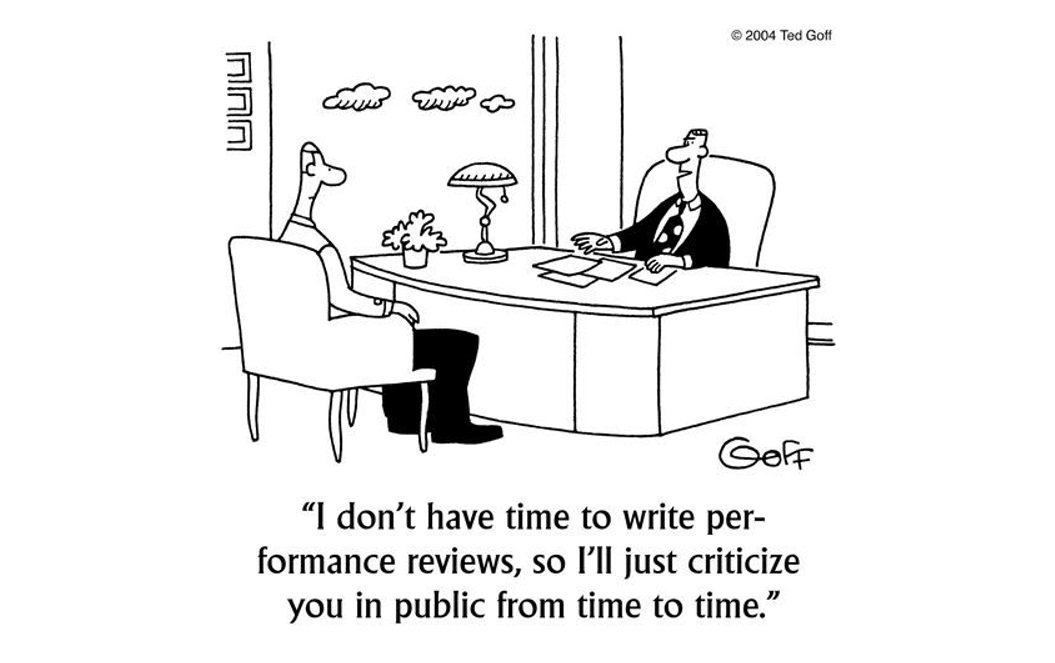 Employee Performance Review Cartoon Mastering Virtual Performance