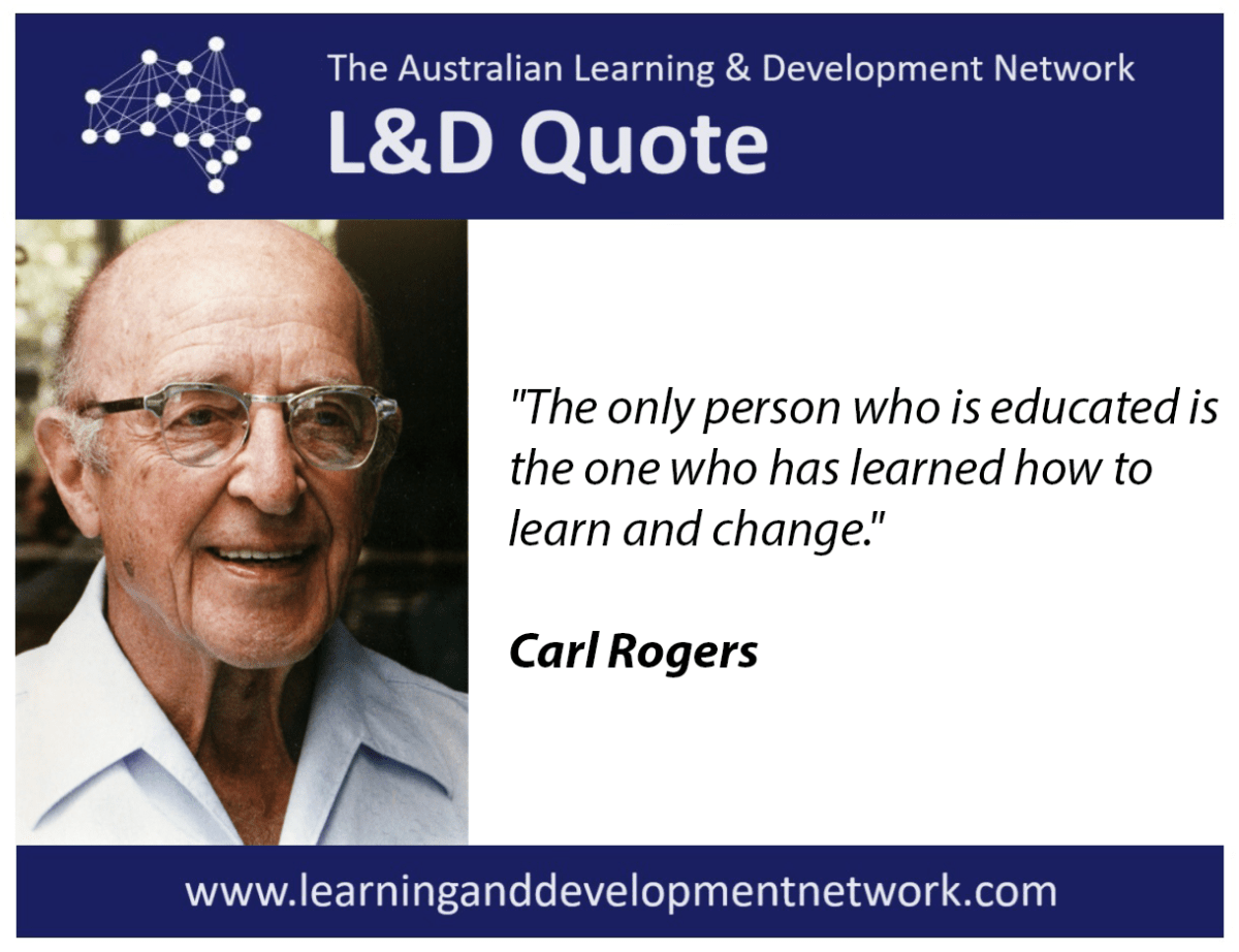 L&D Quote – Carl Rogers | Learning Matters - The Australian Learning ...